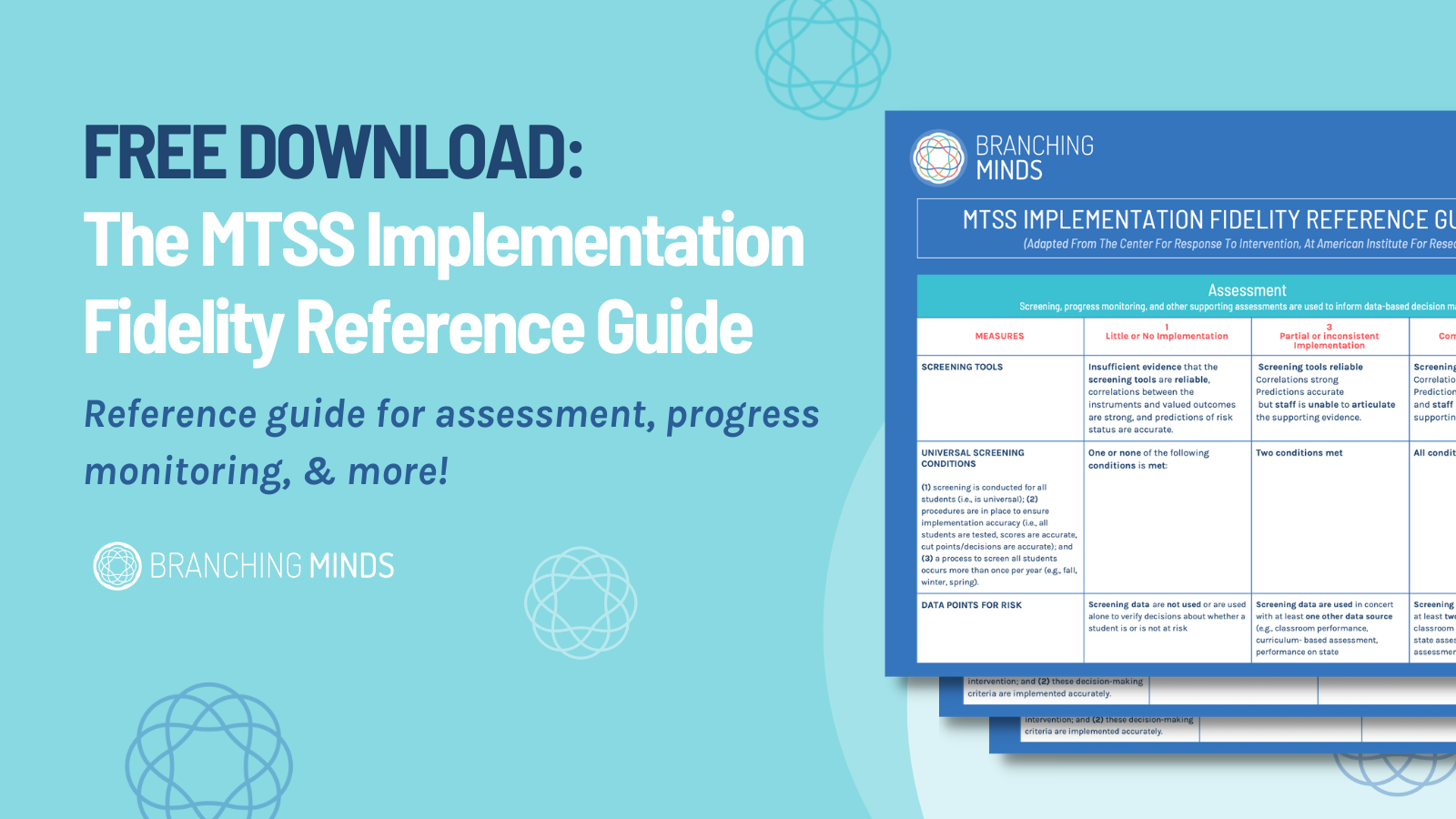 MTSS Implementation Fidelity Reference Guide MTSS Implementation Fidelity Reference Guide